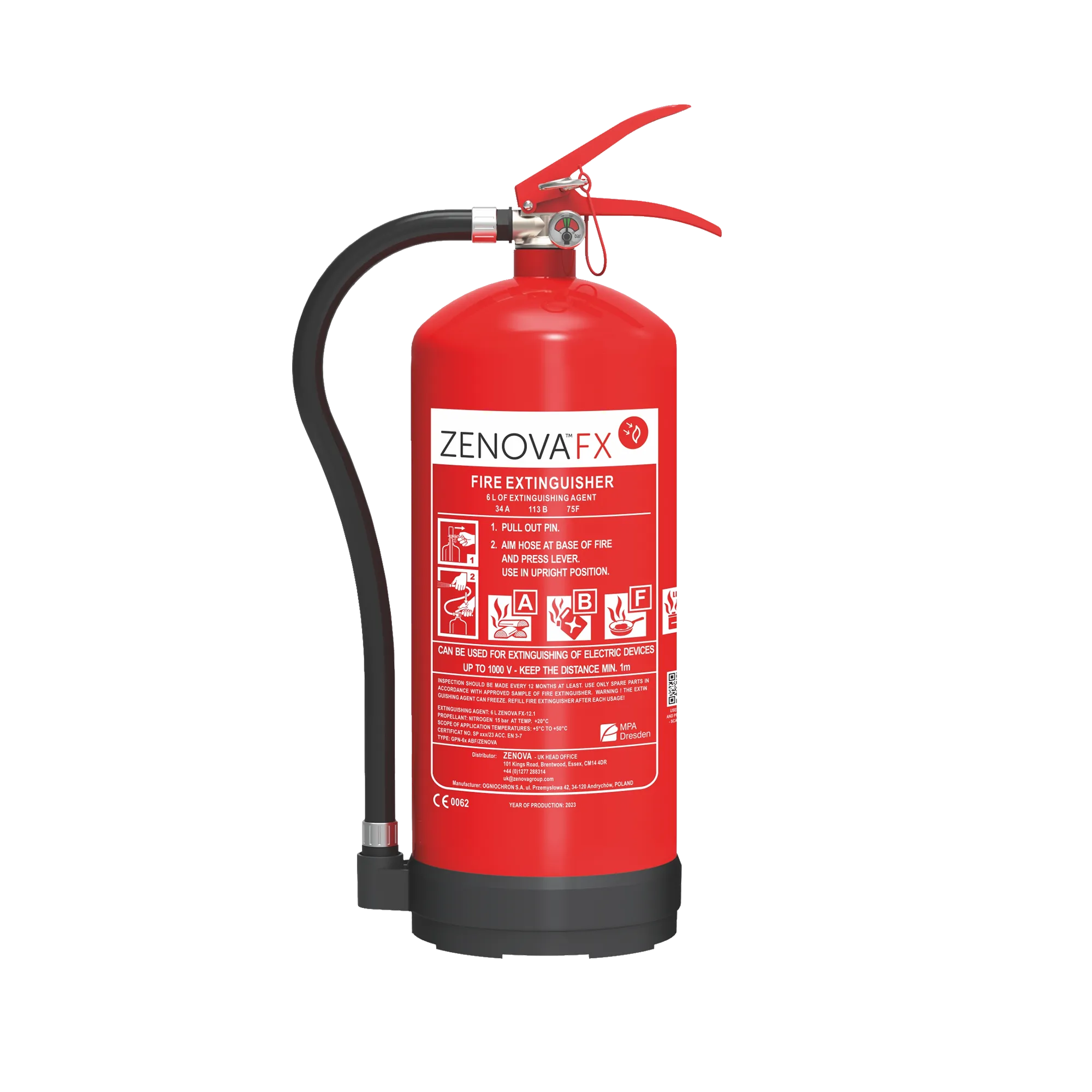 ZENOVA FX | A Fire Extinguisher That Is Safe To Use On Any Fire